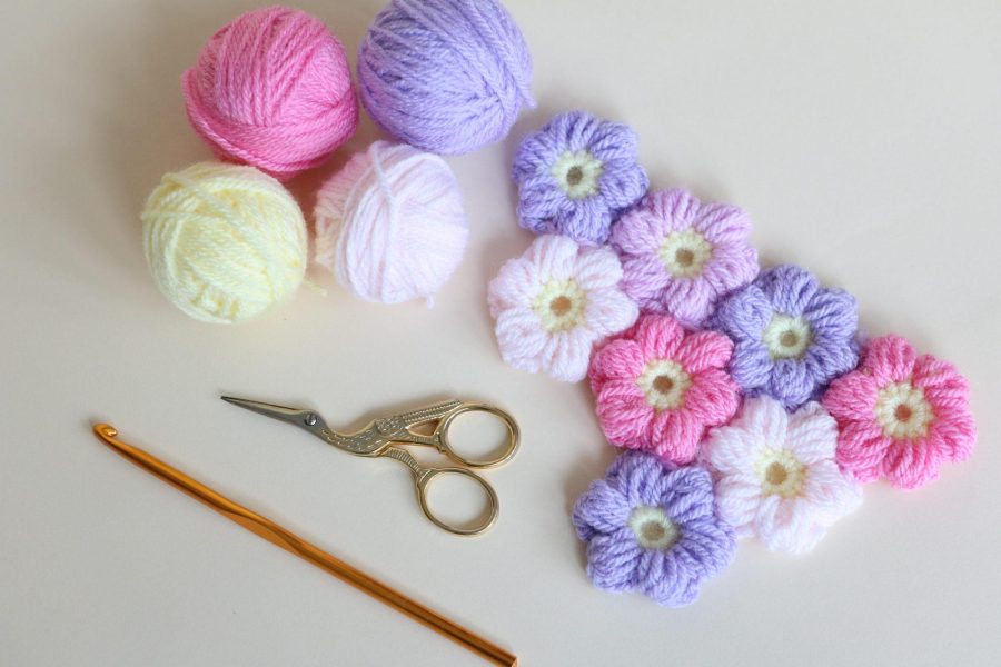 Puff Flower Crochet Pattern