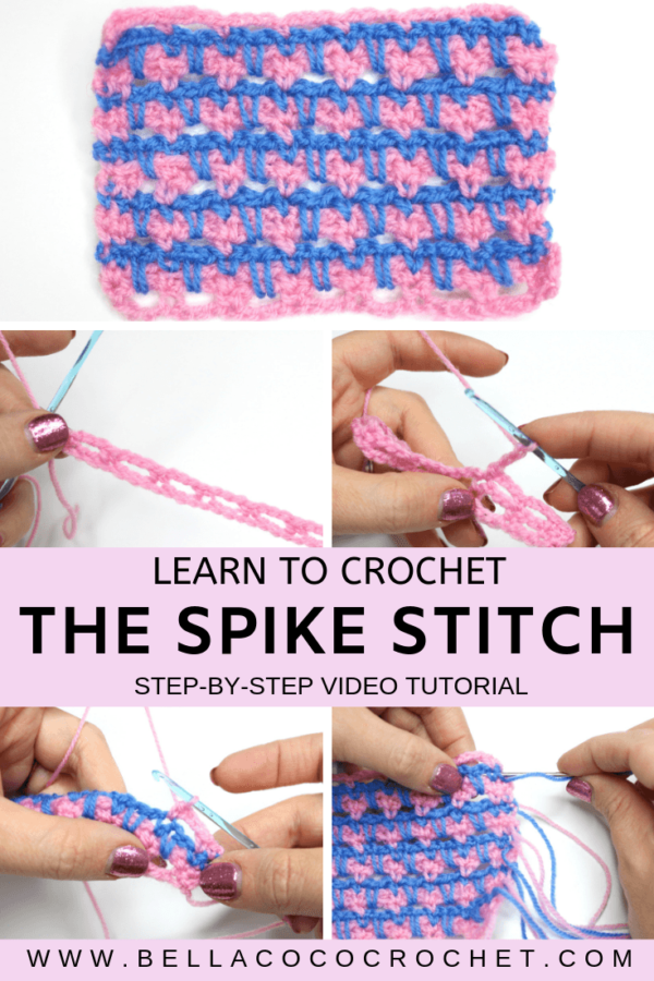 How to Crochet the Spike Stitch: FREE Pattern - Bella Coco Crochet