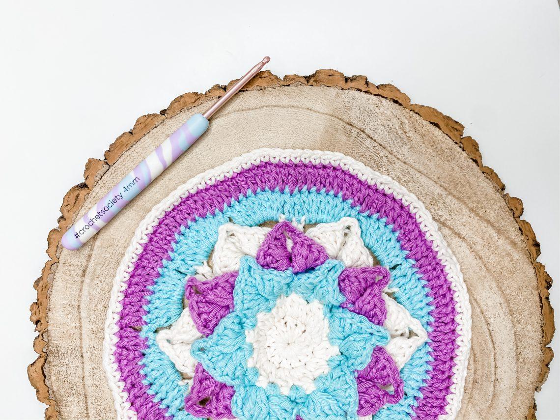 Learn how to Crochet the Porcelain Mandala - Bella Coco Crochet