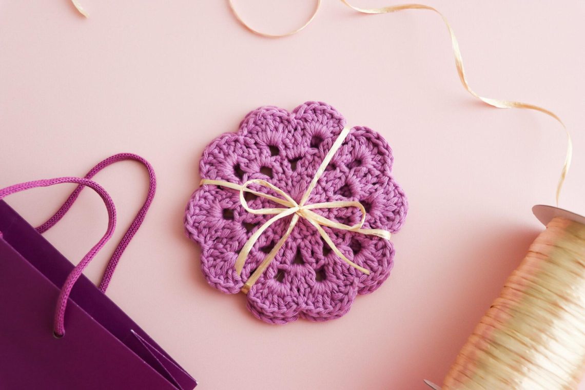 Learn How to Crochet a Beginner-Friendly Coaster: FREE Pattern - Bella ...