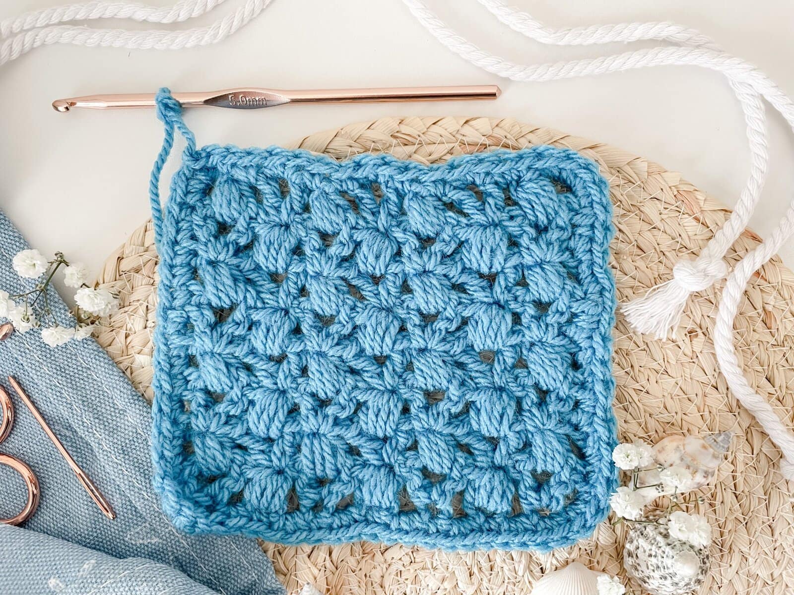 How to Crochet the Lace Cluster Stitch - Bella Coco Crochet