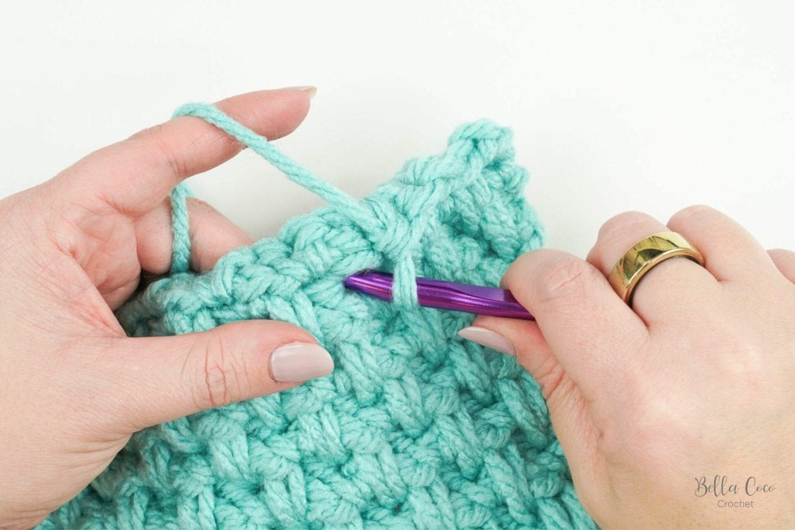 Honeycomb Stitch - Free Crochet Pattern - Textured & Beautiful - Bella ...
