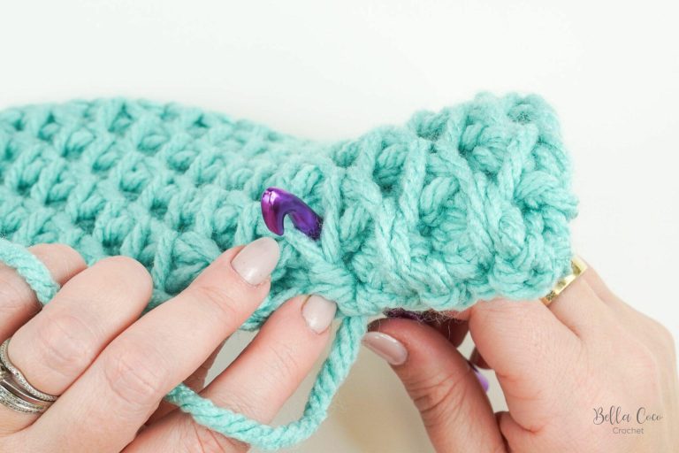 Honeycomb Stitch - Free Crochet Pattern - Textured & Beautiful - Bella ...
