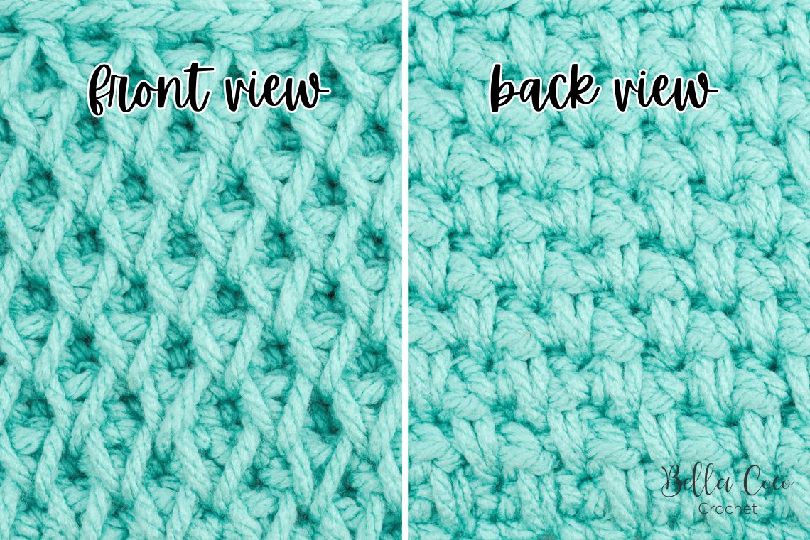 Honeycomb Stitch - Free Crochet Pattern - Textured & Beautiful - Bella ...