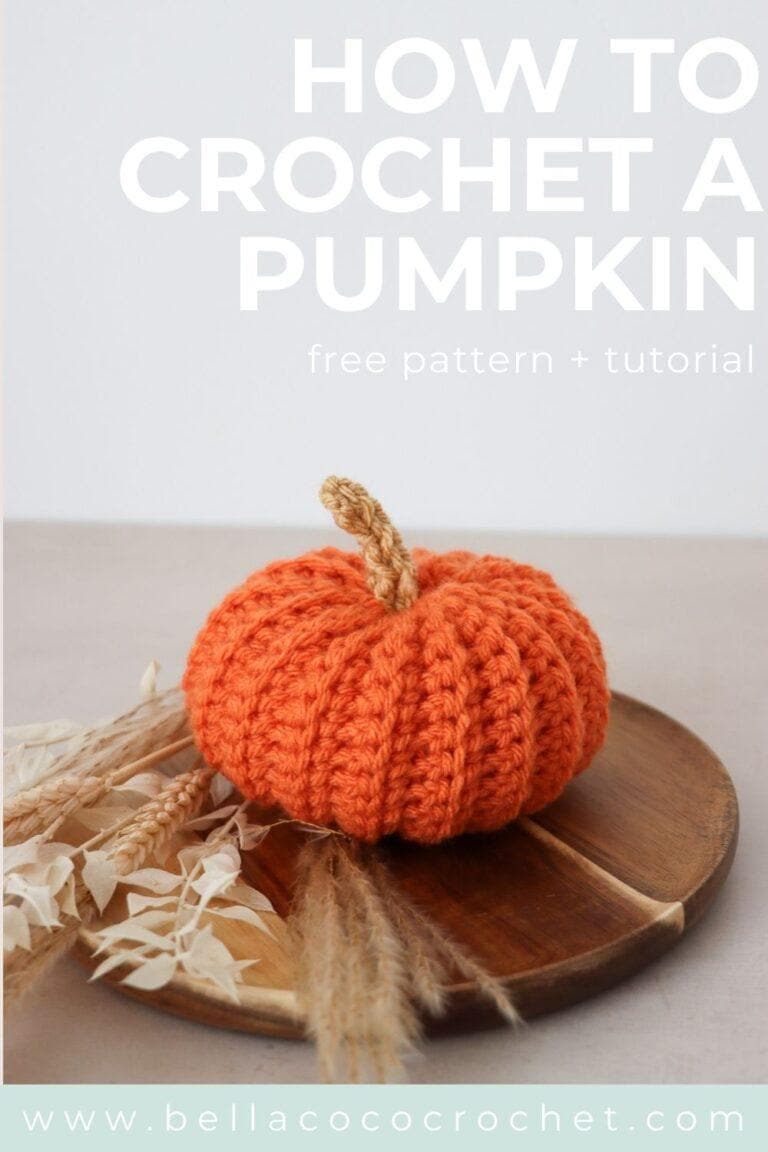 Learn How to Crochet an Autumn Pumpkin: Free Pattern - Bella Coco Crochet