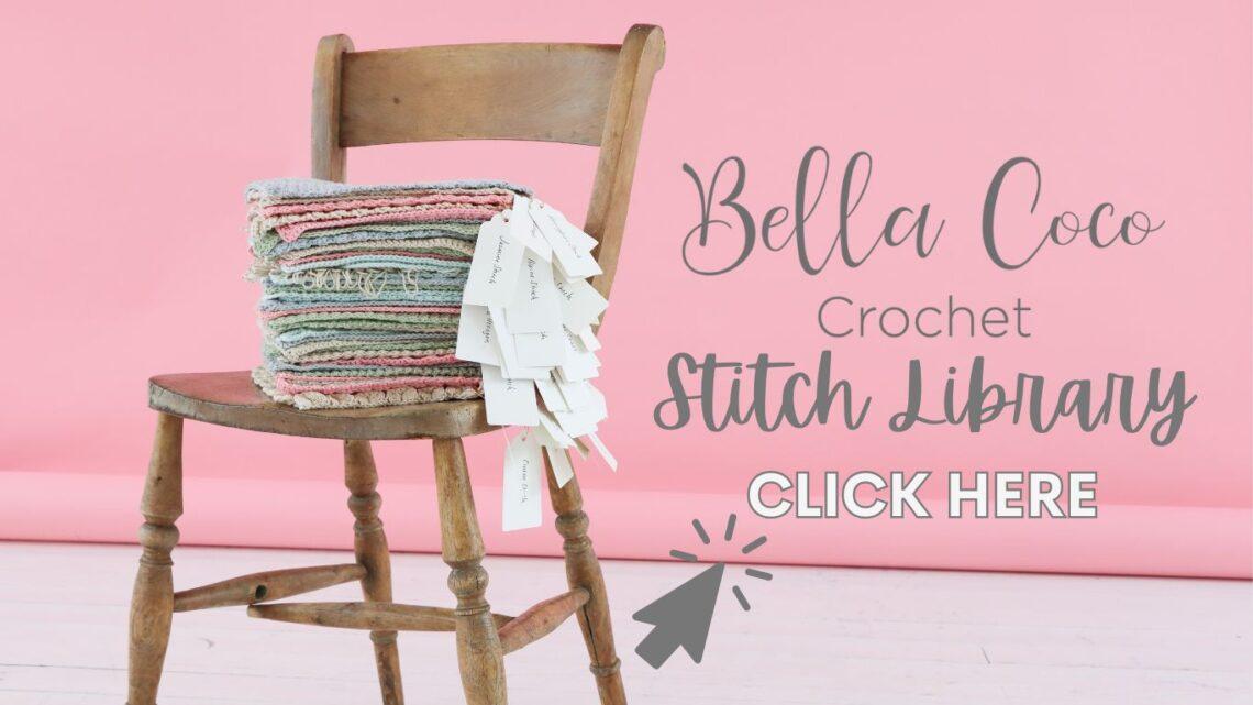 How To Crochet The Bead Stitch Free Pattern Bella Coco Crochet