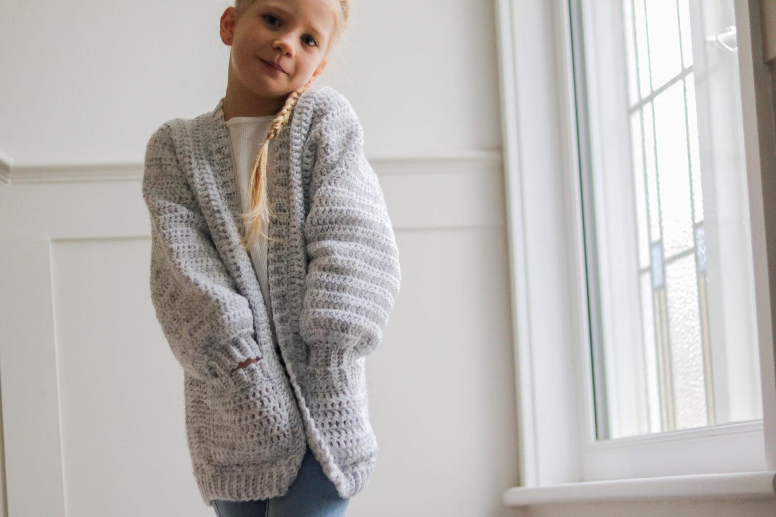 How to Crochet a Children's Cardigan: Free Pattern - Bella Coco Crochet
