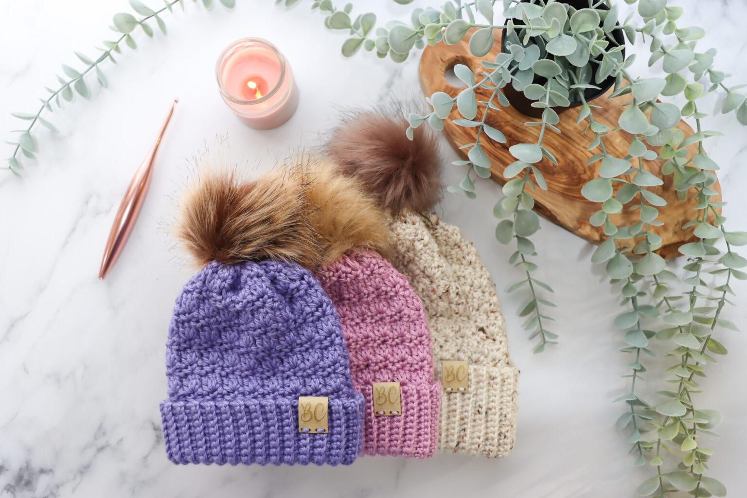How to Crochet a Beginner Friendly Beanie in 8 Different Sizes - Bella ...
