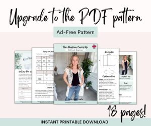 How to Crochet a Cover Up in 9 Sizes: Free Pattern - Bella Coco Crochet