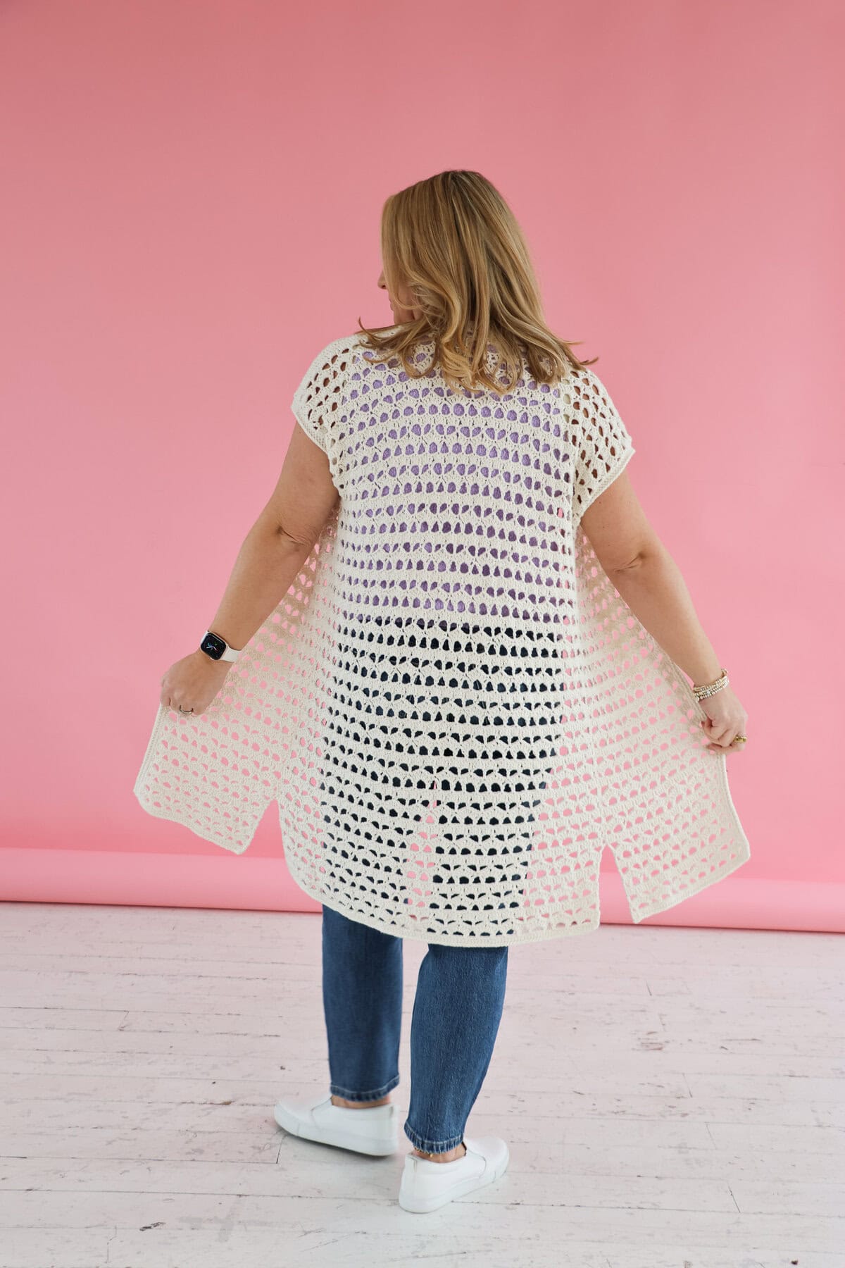 How to Crochet a Cover Up in 9 Sizes: Free Pattern - Bella Coco Crochet