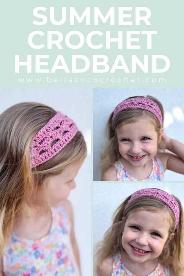 How to Crochet a Summer Headband: The Sharma Headband - Bella Coco Crochet