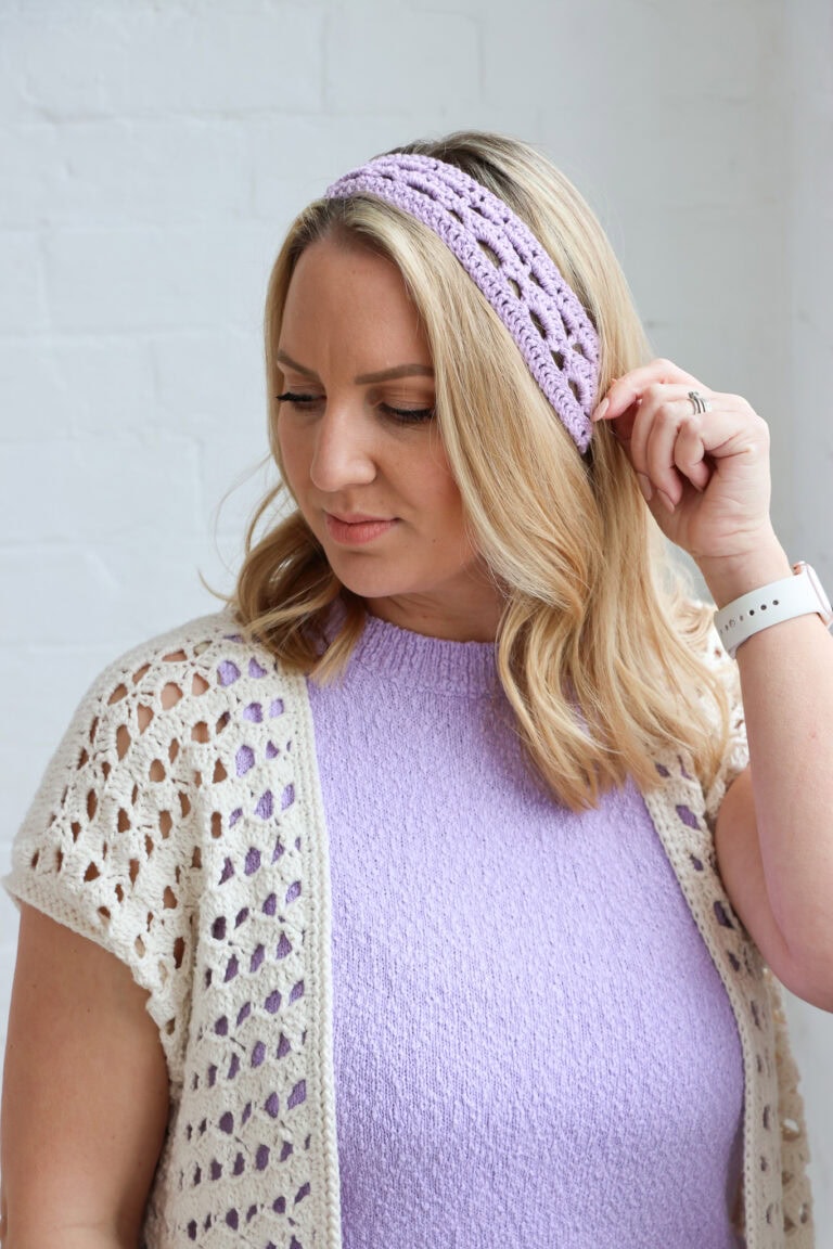 How to Crochet a Summer Headband: The Sharma Headband - Bella Coco Crochet